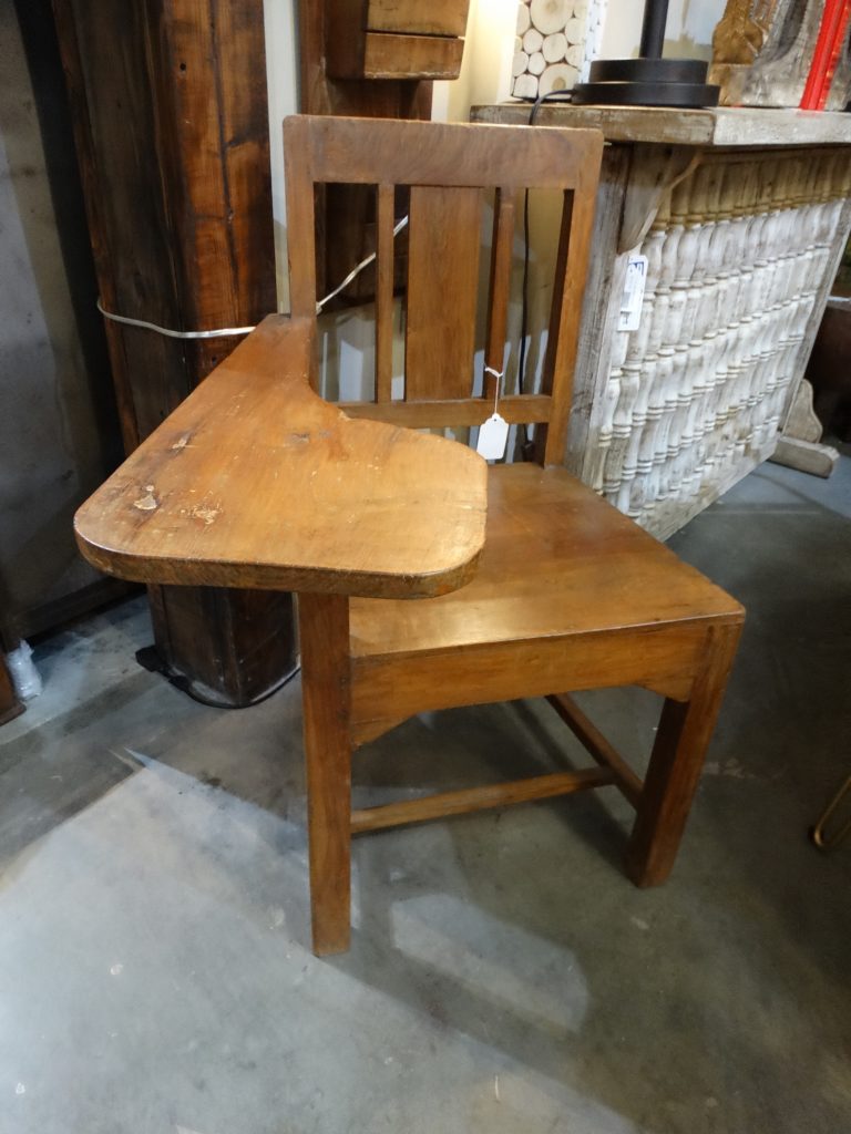 Traditional Wooden Student Desk Chair - Rare Finds Warehouse